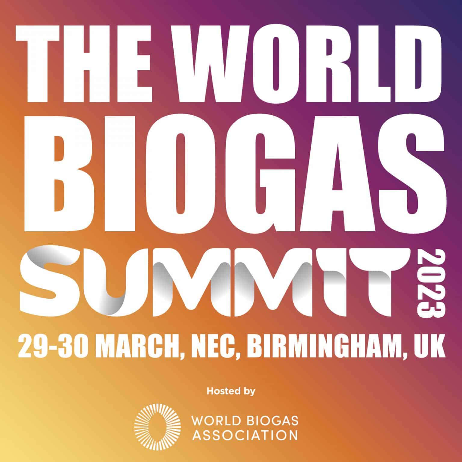 The World Biogas Summit 2023 | summit-square-colour